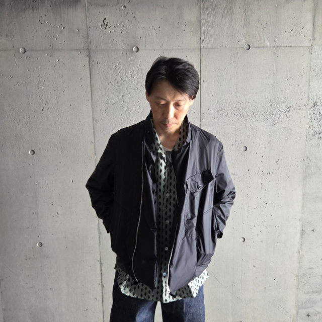 Jipijapa (ヒピハパ) Brighton Beach jacket (ブライトンビーチジャケット) / 2WAY JACKET & COAT (BLACK)